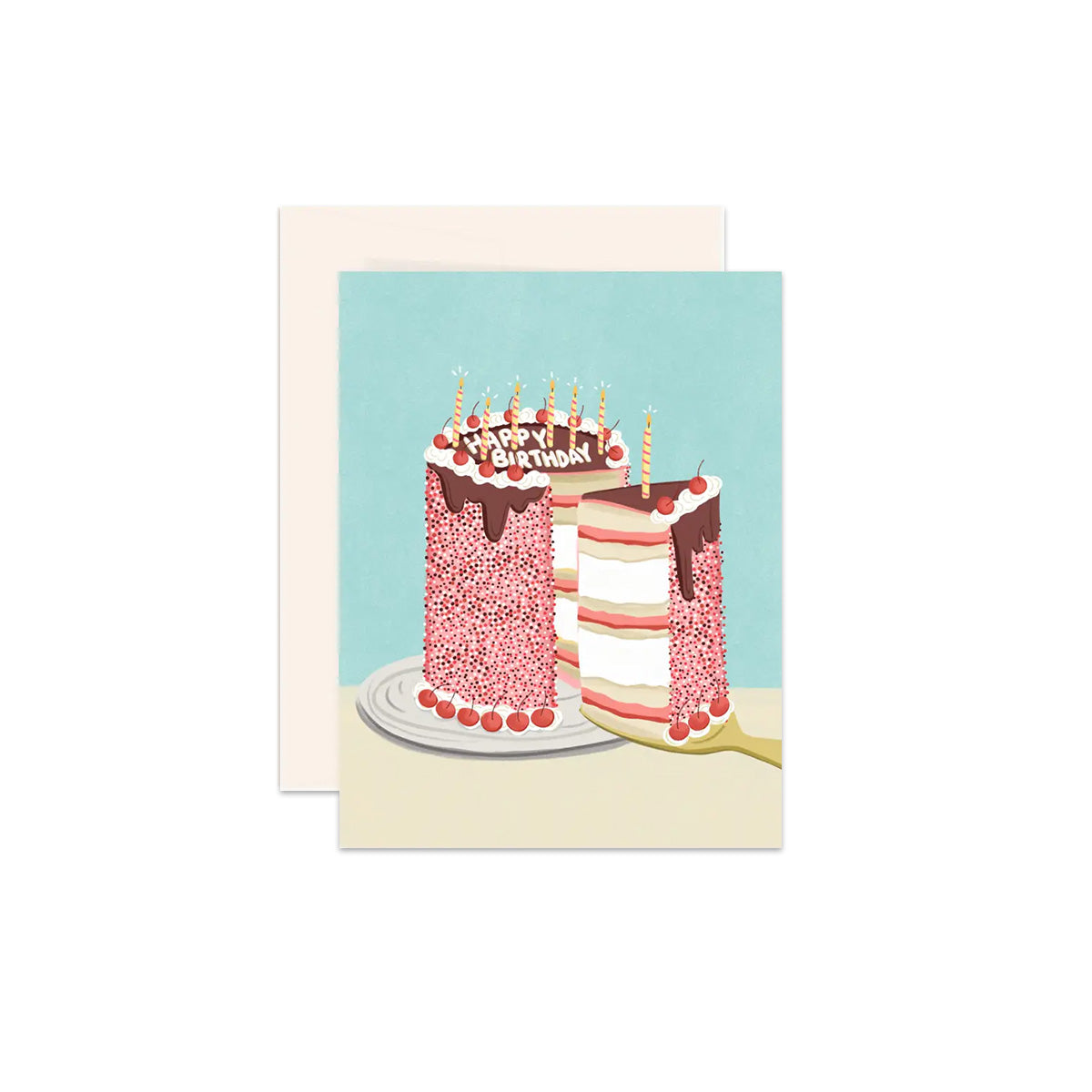 Cake Slice Birthday Greeting Card – Province of Canada