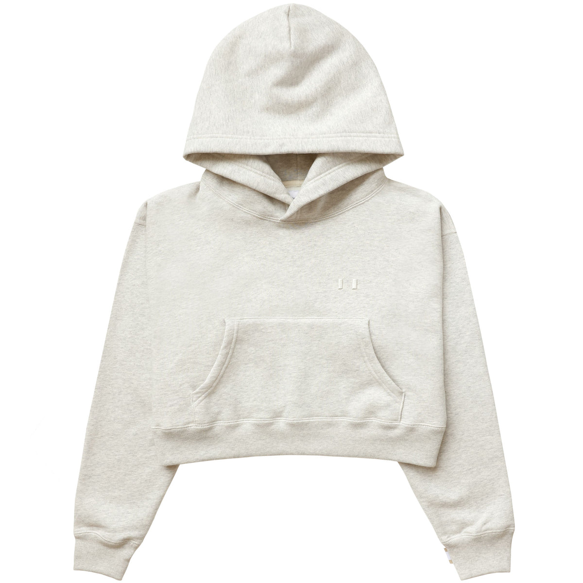 Flag Fleece Crop Hoodie Eggshell – Province of Canada