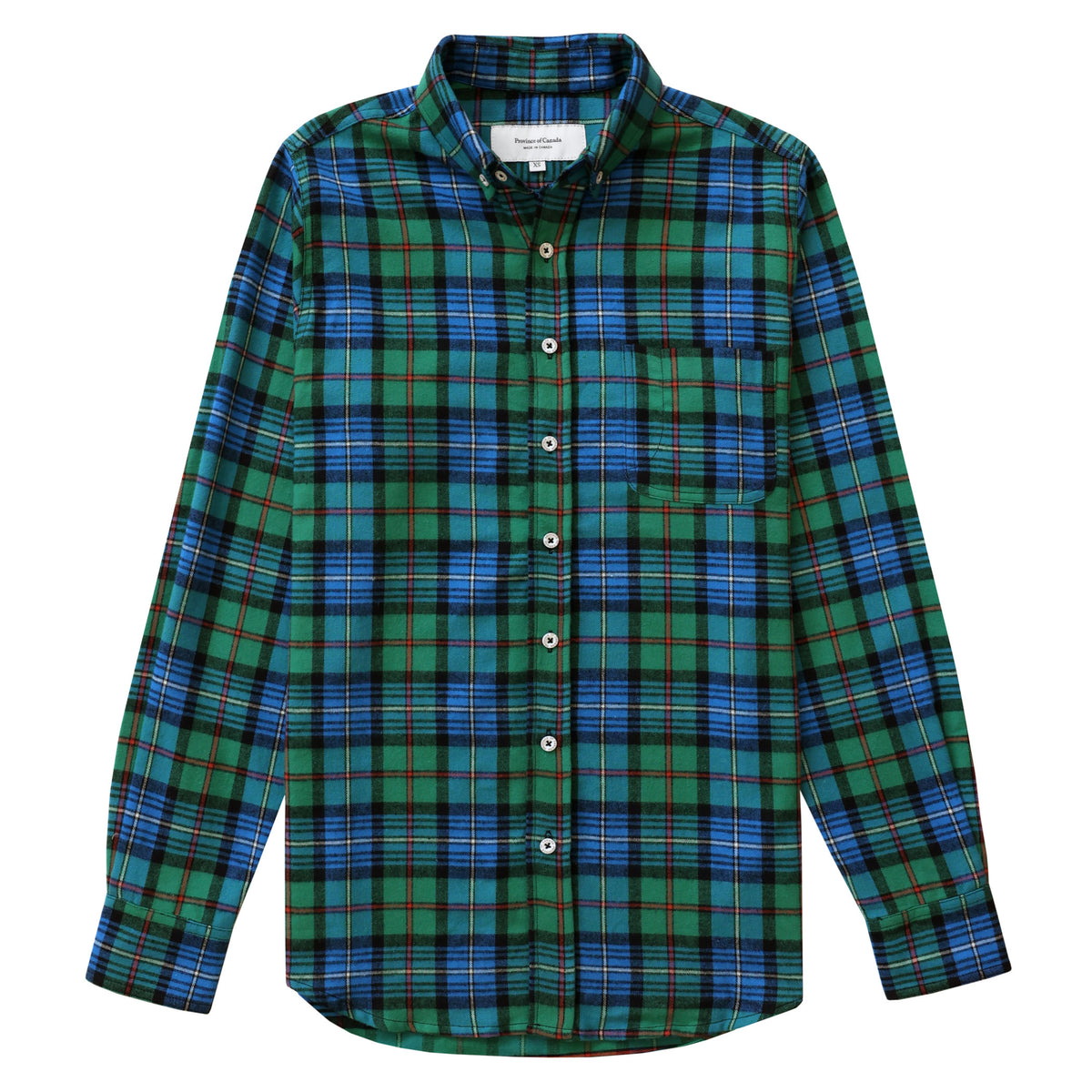 Evergreen Plaid Flannel Shirt - Unisex - Made in Canada - Province of ...