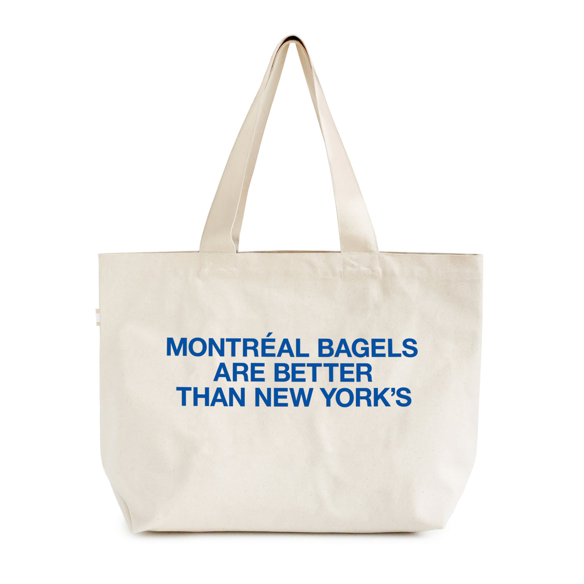 Montreal Bagels Tote Bag Natural - Province of Canada - Made in Canada