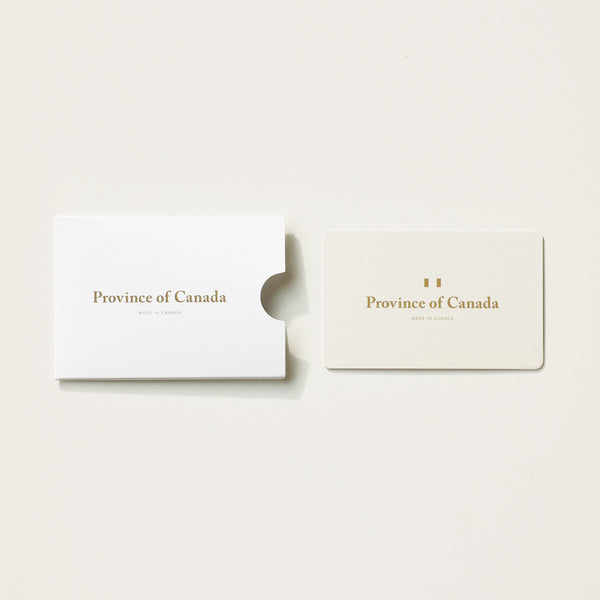 Gift Card – Province of Canada