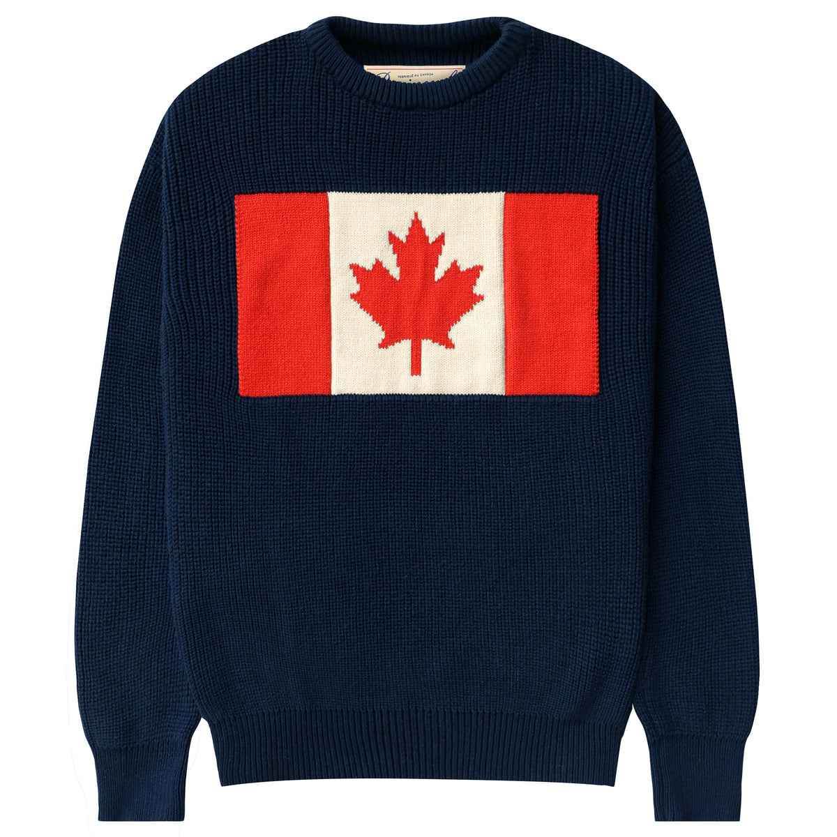 Canada Flag Cotton Knit Sweater - Unisex - Made in Canada – Province of ...