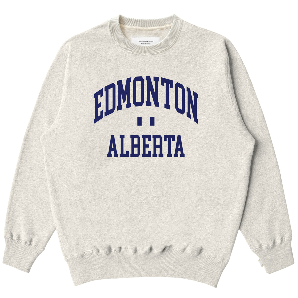 Edmonton Fleece Sweatshirt Eggshell - Unisex – Province of Canada