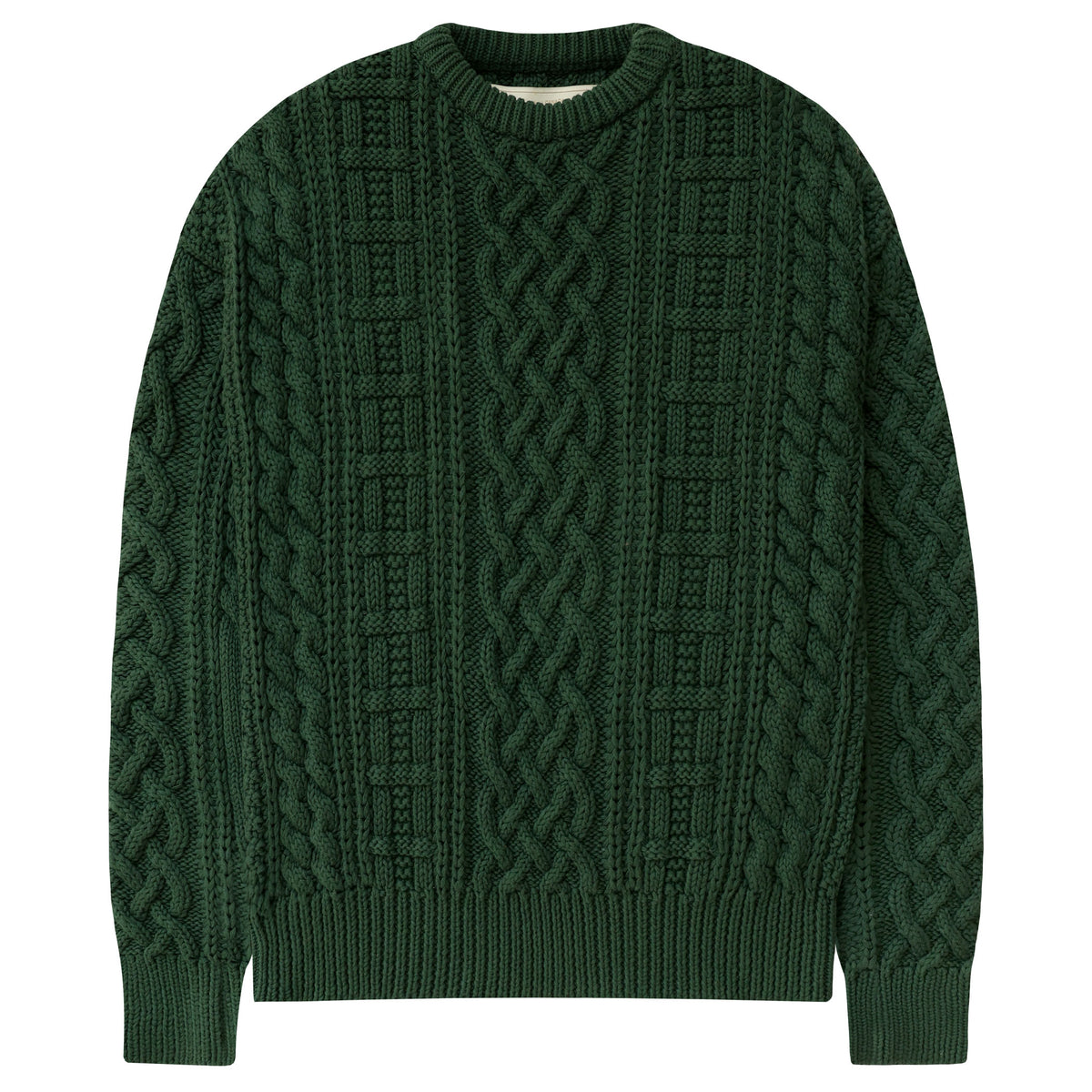 Ivy Cable Knit Sweater Forest - Unisex - Made in Canada – Province of ...