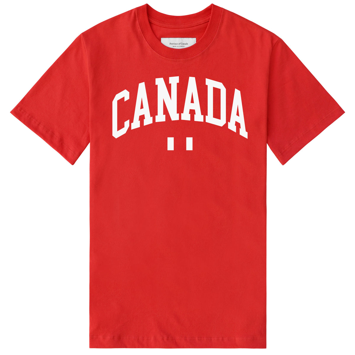 Canada Tee Tart - Unisex - Red - Province of Canada - Made in Canada