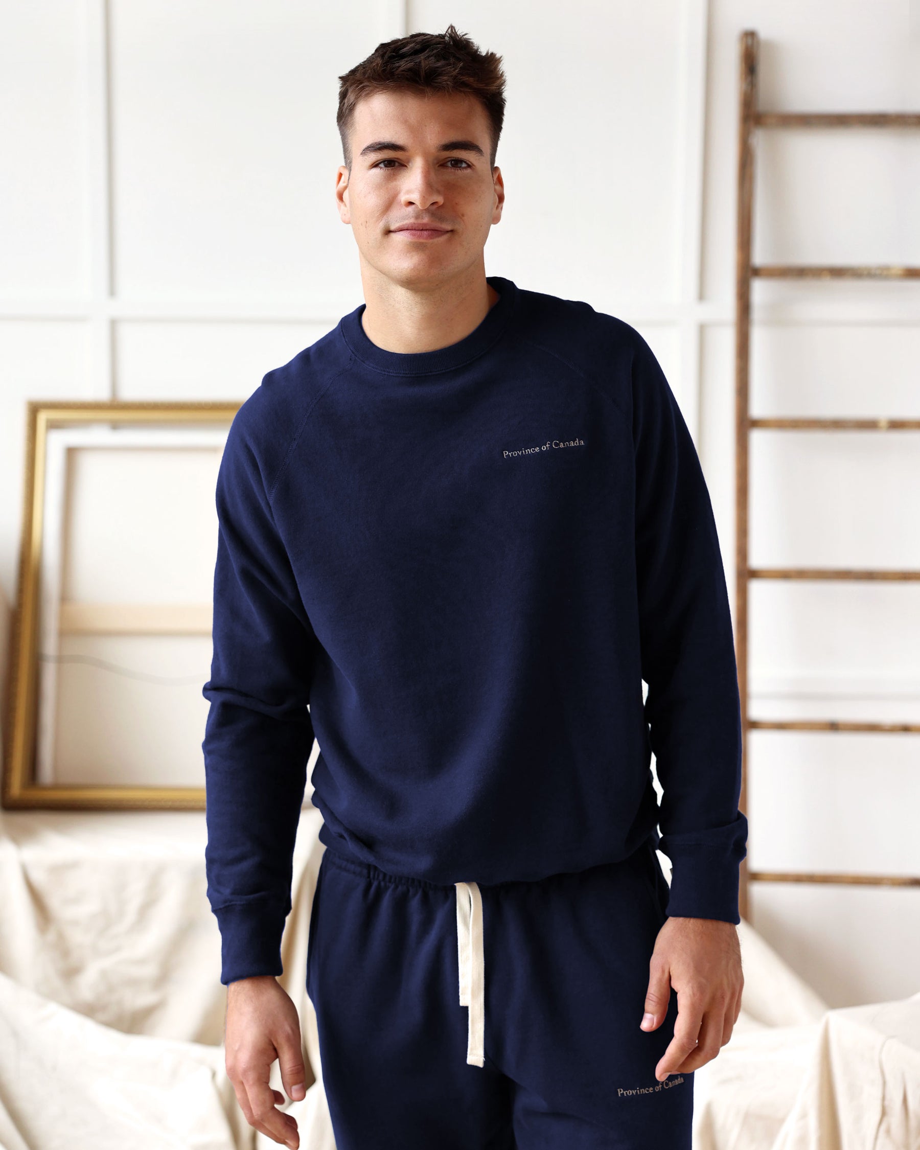 French Terry Sweatshirt Navy - Unisex – Province of Canada