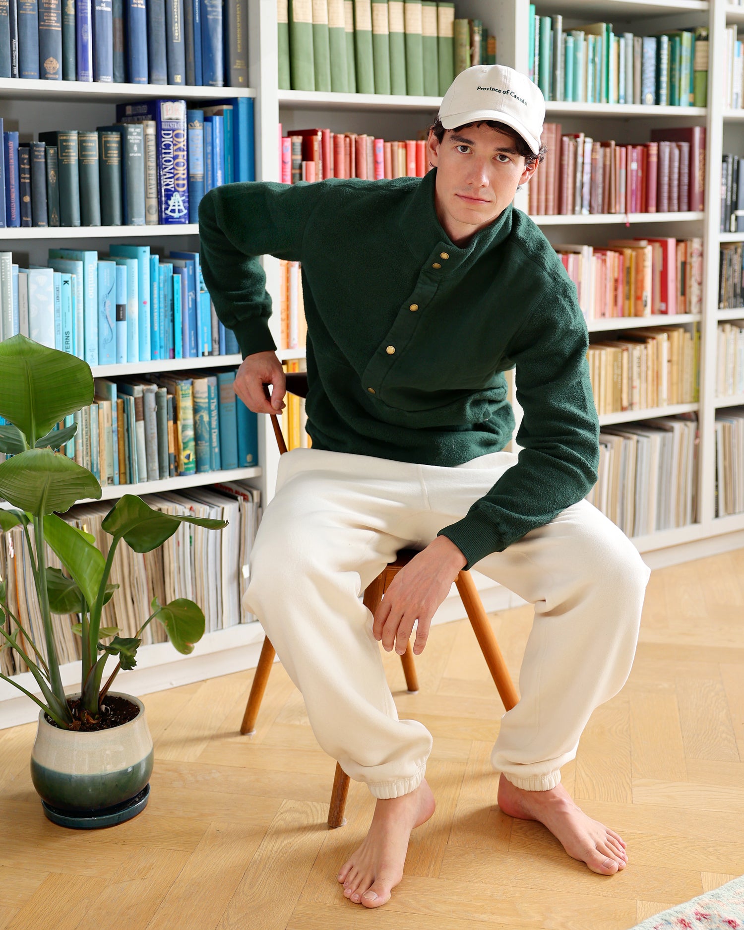 Reverse Fleece Pullover - Unisex - Made in Canada - Province of Canada