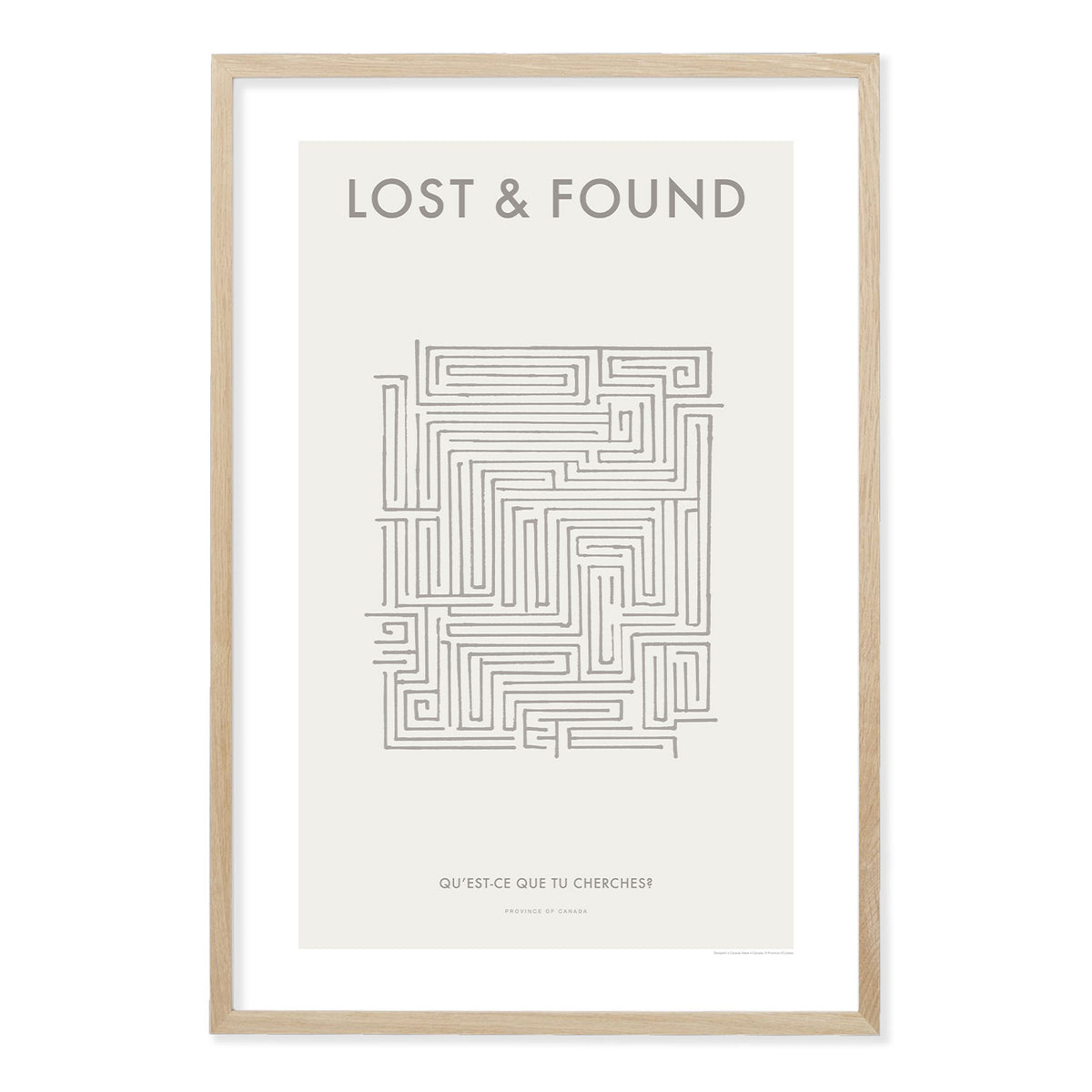 Lost and Found Print – Province of Canada